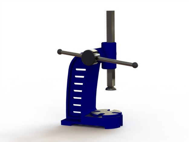 Manual Press - STL, SOLIDWORKS, Other - 3D CAD model - GrabCAD