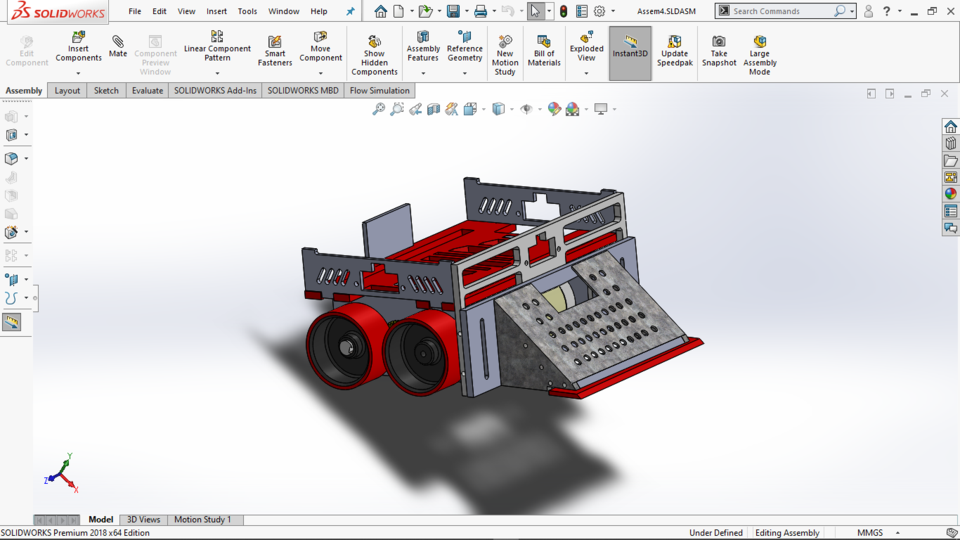 Desain Sumo Robot TC 2019 | 3D CAD Model Library | GrabCAD