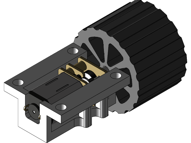 Micro Dc Motor N20 Holder And Wheel | 3D CAD Model Library | GrabCAD