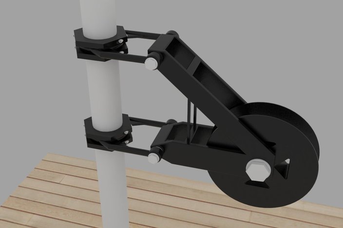 Pulley System - Rhino - 3D CAD model - GrabCAD
