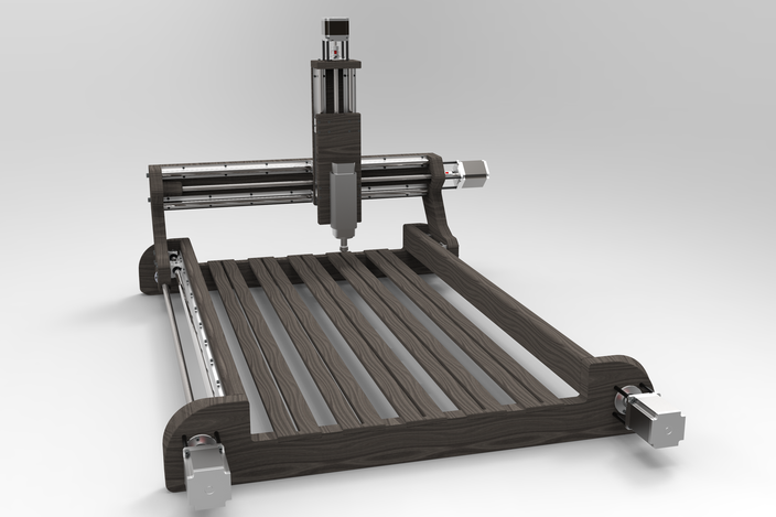 Router CNC 3 Axis v2 - SOLIDWORKS - 3D CAD model - GrabCAD