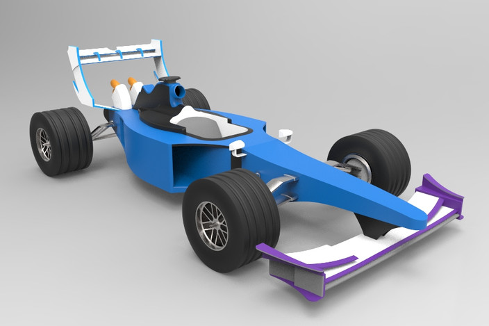 Mercedes Benz McLaren F1 - Autodesk Inventor, STEP / IGES - 3D CAD ...