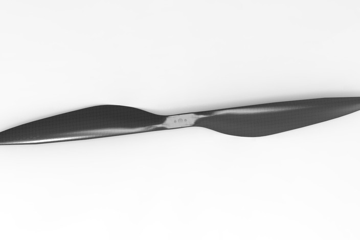 Tiger Motor 18x6.1 Carbon Fiber Propeller - STL, STEP / IGES ...