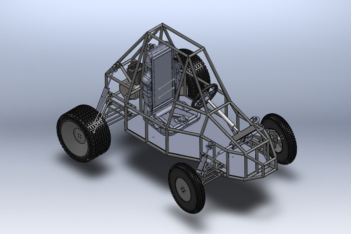 Mini Baja - STL, SOLIDWORKS, Other - 3D CAD model - GrabCAD