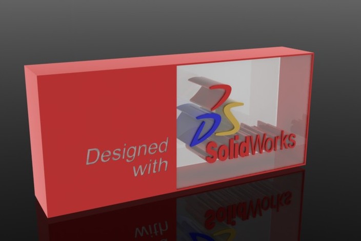 Solidworks Made with Logo - SOLIDWORKS - 3D CAD model - GrabCAD