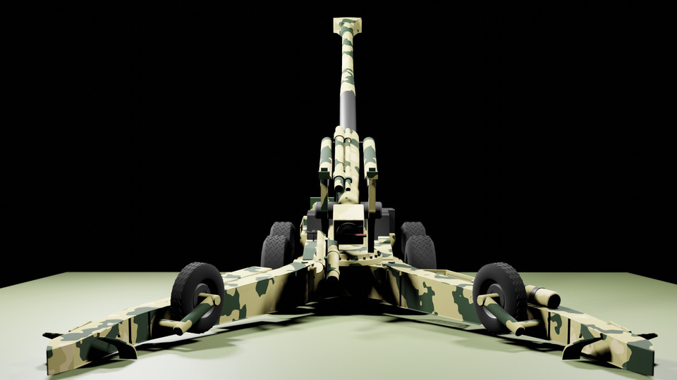 G5 howitzer | 3D CAD Model Library | GrabCAD