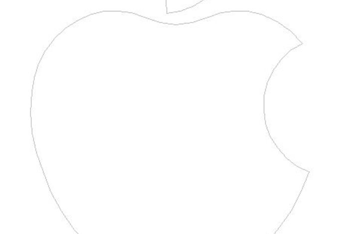 Apple Logo Vector Art Free Dxf File Free Download Dxf Patterns Images