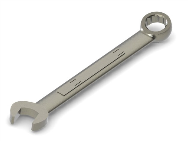 Combination Spanner - STL, STEP / IGES, SOLIDWORKS - 3D CAD model - GrabCAD