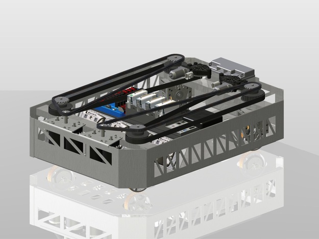 Sheet Metal Robot- Swerve - Autodesk Inventor, STL, STEP / IGES - 3D ...