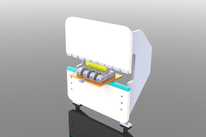 Premiere Press Brake w/ pneumatic clamping system - STEP / IGES ...