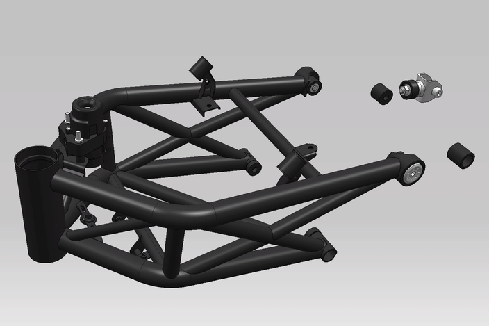 Ducati Monster 1100 Frame - STEP / IGES - 3D CAD model - GrabCAD