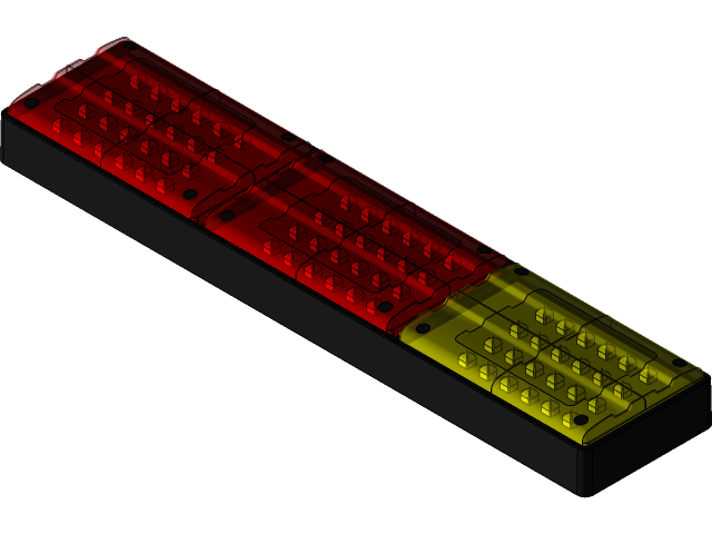 LED Combination Rear Stop/Tail & Direction Indicator Lamp | 3D CAD ...