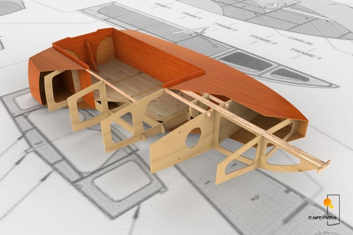 Cocktail Class Racer - STEP / IGES - 3D CAD model - GrabCAD