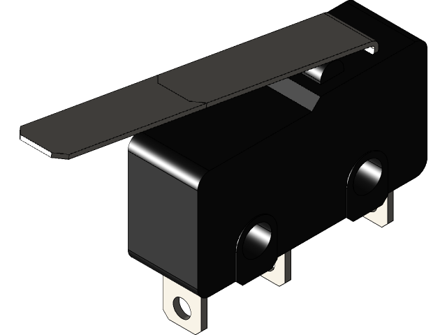 5A Micro Limit Switch | 3D CAD Model Library | GrabCAD