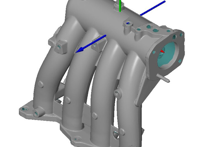 Honda Civic Intake Manifold - STL - 3D CAD model - GrabCAD