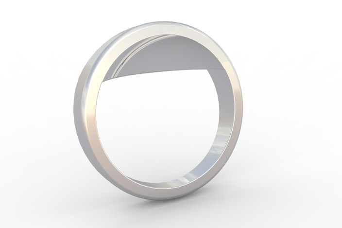 Modern Ring Drawer Pull - SOLIDWORKS - 3D CAD model - GrabCAD