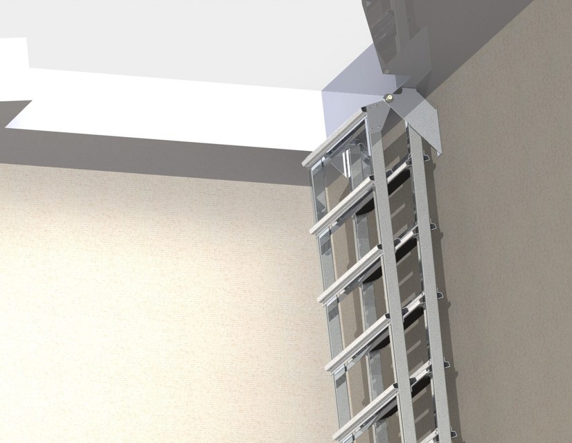 attic ladder | 3D CAD Model Library | GrabCAD