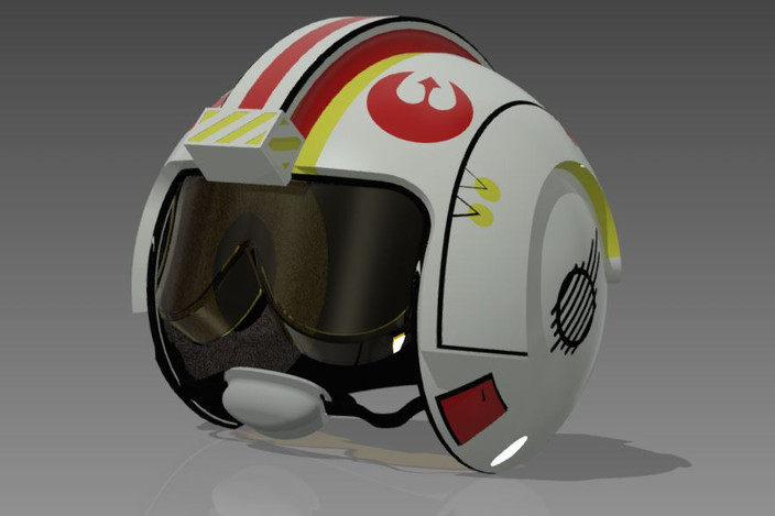 Star Wars: Rebel X-Wing pilot helmet