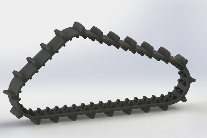 Rubber Track RB-50B - SOLIDWORKS - 3D CAD model - GrabCAD
