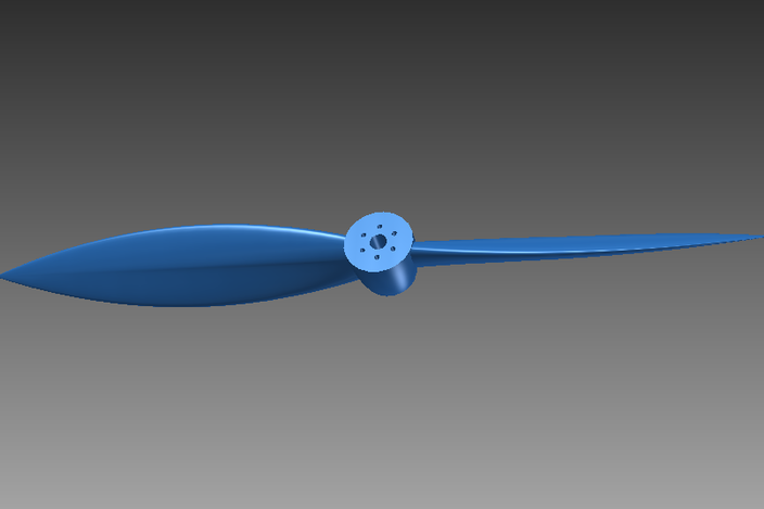 Simple Propeller - Autodesk Inventor - 3D CAD model - GrabCAD