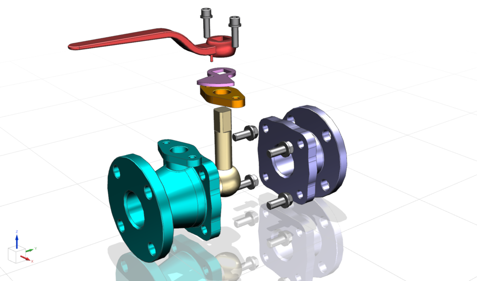 Water Control Valve | 3D CAD Model Library | GrabCAD