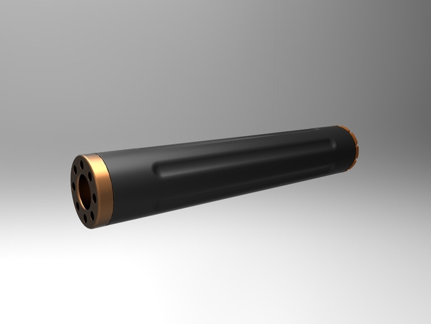 22LR K-Baffles Suppressor (AAC Element-2 like Baffles) - Other - 3D CAD ...