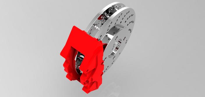 Brake Disc & Caliper - CATIA, STEP / IGES - 3D CAD model - GrabCAD