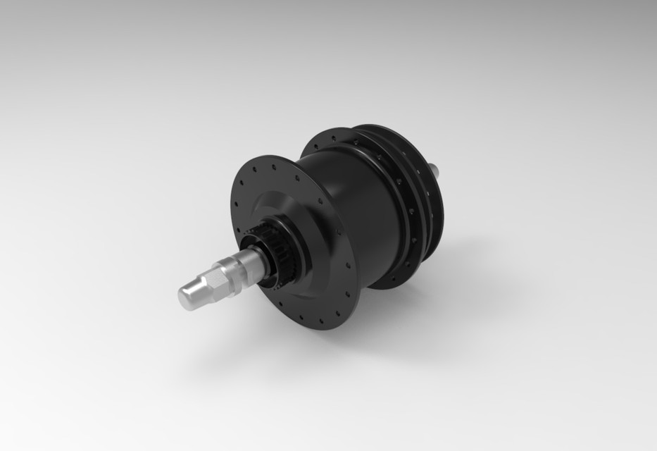 Shimano Alfine SG-S7001 Internally Geared Disc Brake Rear Hub (Black ...