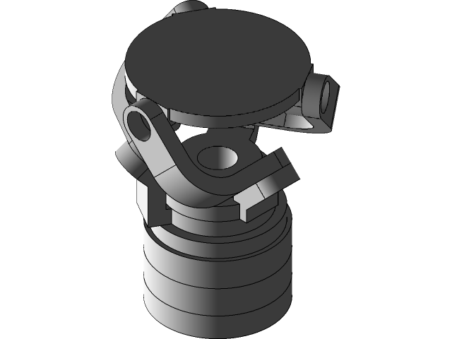 Spherical Parallel Mechanism | 3D CAD Model Library | GrabCAD
