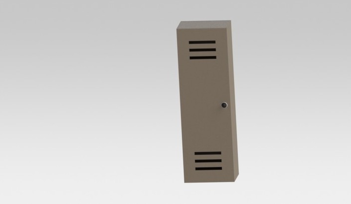Locker - SOLIDWORKS - 3D CAD model - GrabCAD