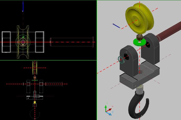 Crane hook - AutoCAD, Other - 3D CAD model - GrabCAD