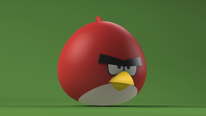 Angry Birds (Big Red) - STL, STEP / IGES, SOLIDWORKS - 3D CAD model ...
