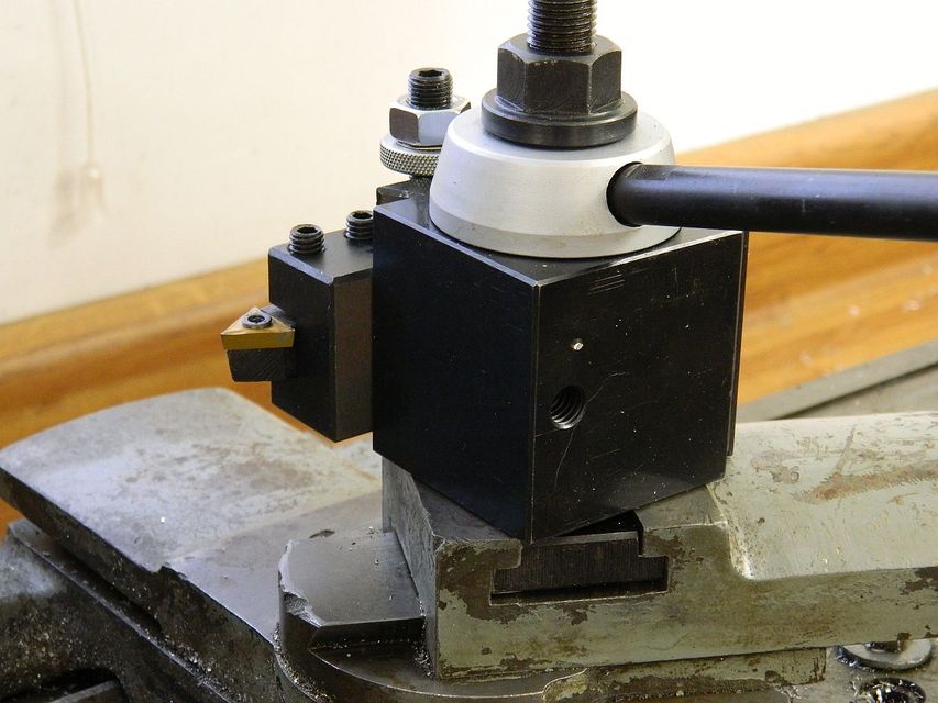 Logan 400 Lathe Tool Base Mount 3d Cad Model Library Grabcad