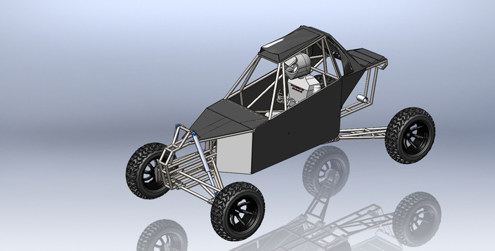 Sandrail Proto Frame - SOLIDWORKS - 3D CAD model - GrabCAD