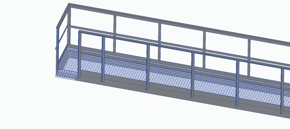industrial platform | 3D CAD Model Library | GrabCAD