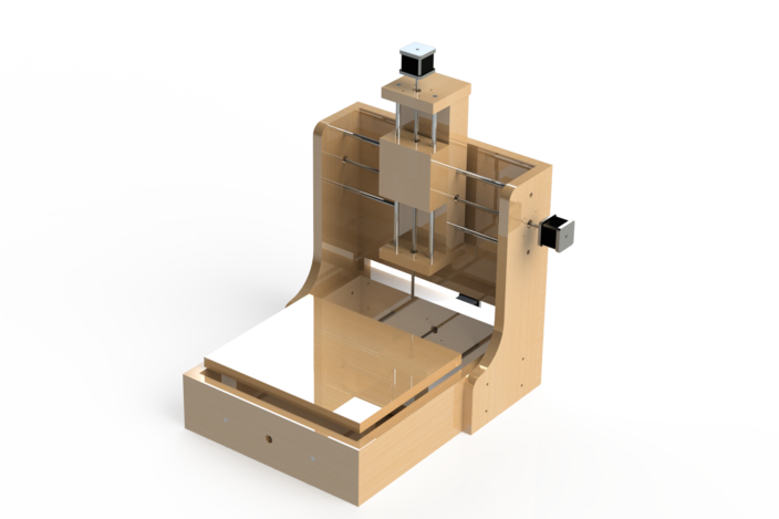 Snap Wood CNC mill - SOLIDWORKS - 3D CAD model - GrabCAD