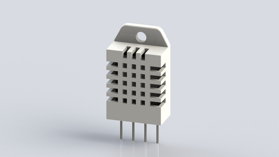 DHT 22 | 3D CAD Model Library | GrabCAD