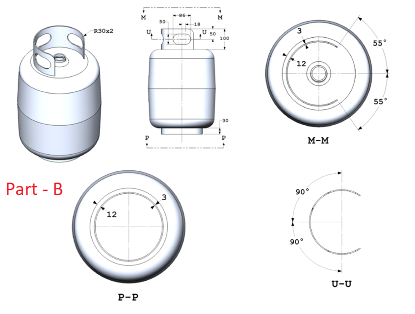 CSWA_Tank | 3D CAD Model Library | GrabCAD