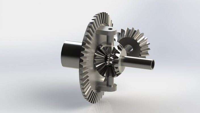 Differential Mechanism - STL, STEP / IGES - 3D CAD model - GrabCAD