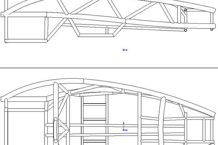 Buggy Chassis Blueprint Sketch Coloring Page