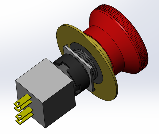 Emergency Stop - SOLIDWORKS - 3D CAD model - GrabCAD