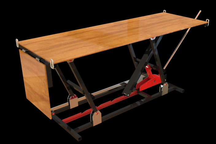 Table élévatrice - STEP / IGES, SOLIDWORKS - 3D CAD model - GrabCAD