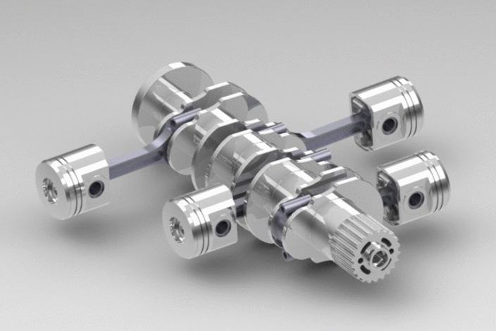 4 Cylinder Subaru Boxer Turbo Diesel Engine - SOLIDWORKS - 3D CAD model ...