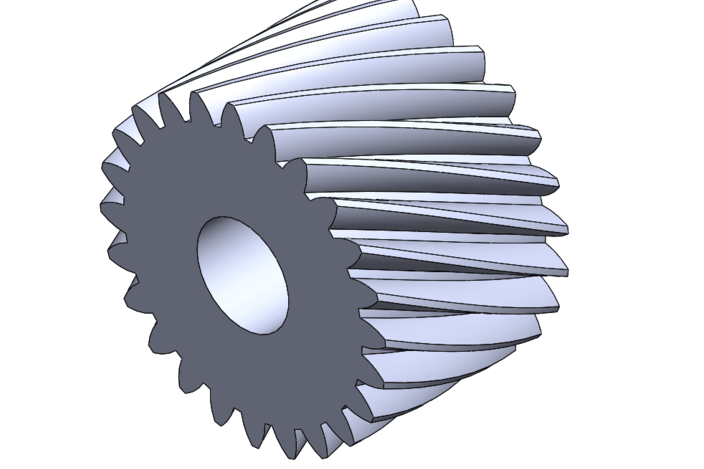 Pignon Hélicoïdal Paramétrable - Gear Hel - SOLIDWORKS, Other - 3D CAD ...