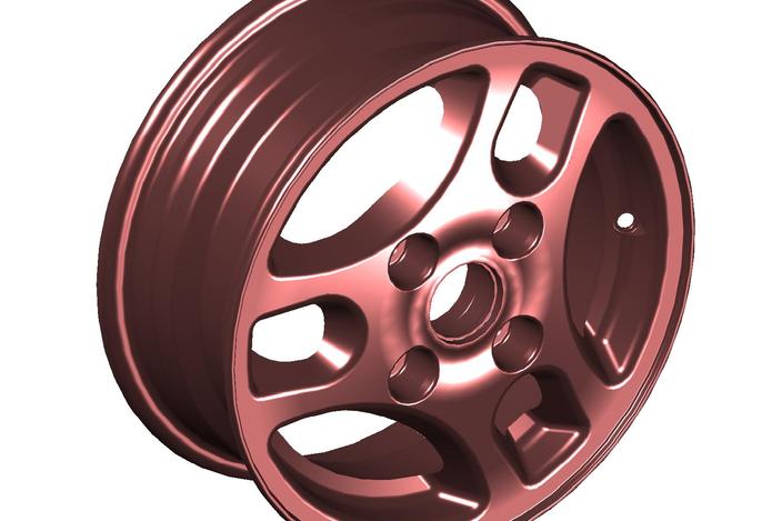 RUEDA (rin - rim - wheel) DE ALUMINIO 13" - AutoCAD - 3D CAD model ...
