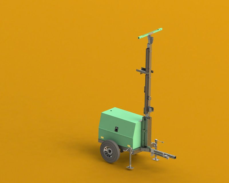 Tower Lighting Detail Dwg File Cadbull