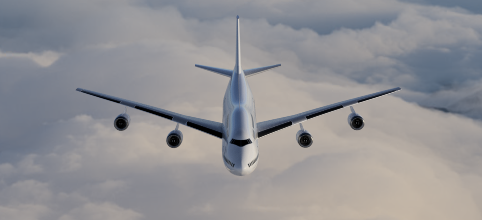 3ds Boeing 747-800 Qatar 747