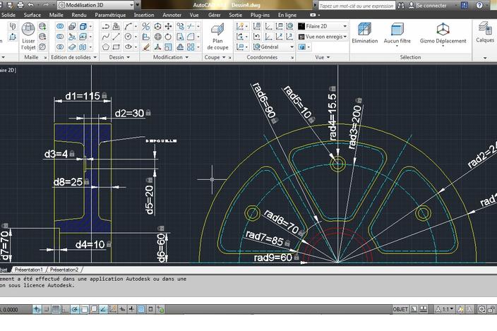 wheel design AutoCAD - AutoCAD - 3D CAD model - GrabCAD