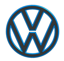 Volkswagen Logo Solidworks 3d Cad Model Grabcad 🚗 Volkswagen
