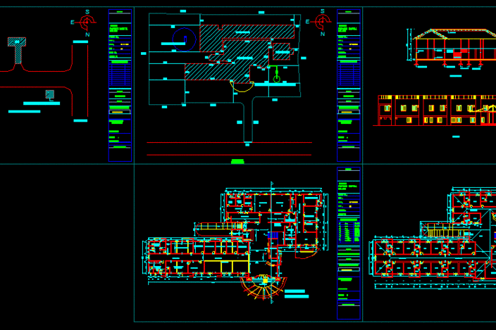 hospital layout - AutoCAD - 3D CAD model - GrabCAD